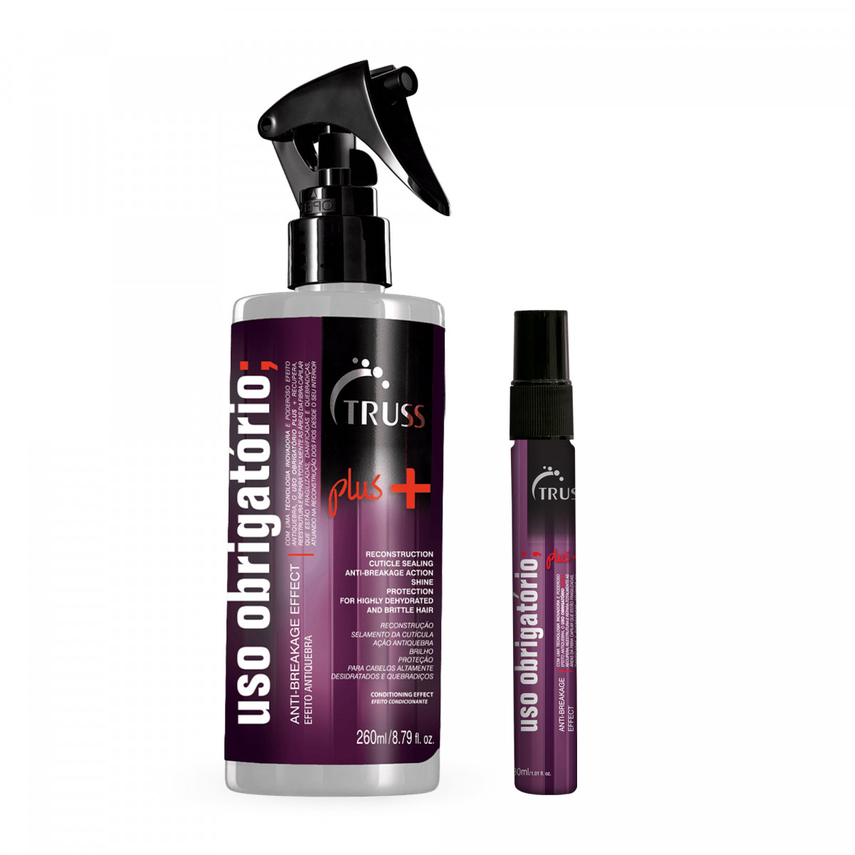 Truss Uso Obrigatório Plus 260ml (Grátis Mini Reconstructor 30ml ...
