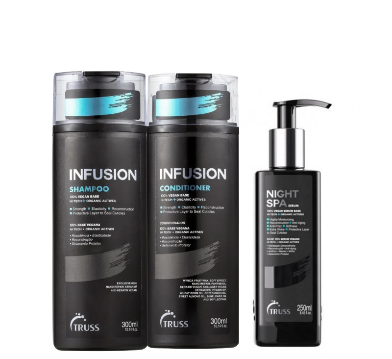 Truss Infusion Kit Tratamento (3 Produtos) | Ilha da Beleza